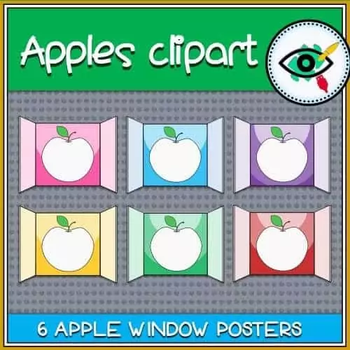 Fall Season - Clipart - Apple Cards and Patterns | Planerium