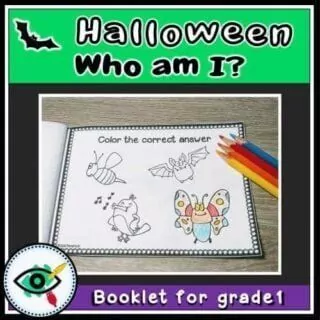 Free Halloween Mini Book: Fun Activity for Grade 1