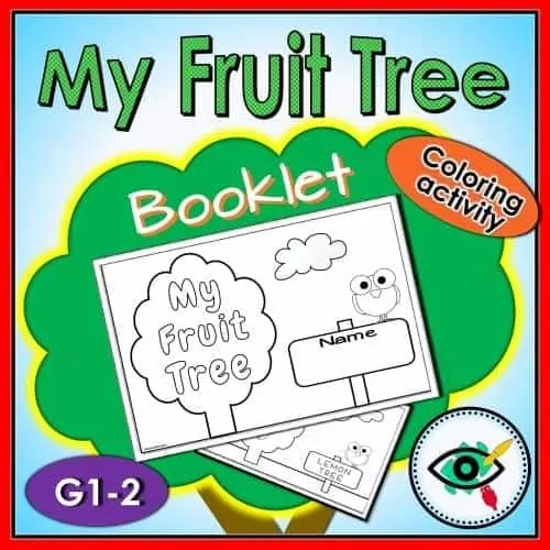 Coloring Pages Booklet - My Fruit Tree | Planerium