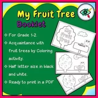 Coloring Pages Booklet - My Fruit Tree | Planerium