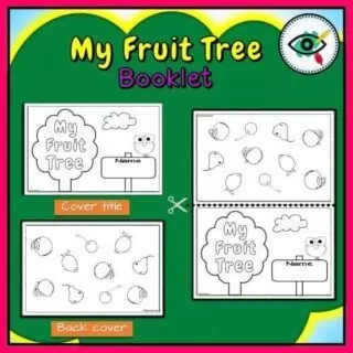 Coloring Pages Booklet - My Fruit Tree | Planerium