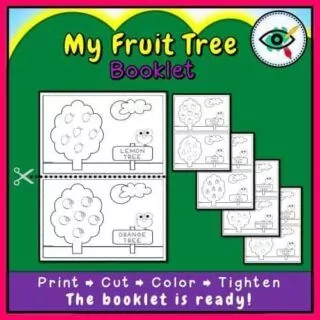 Coloring Pages Booklet - My Fruit Tree | Planerium