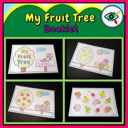 Coloring Pages Booklet - My Fruit Tree | Planerium