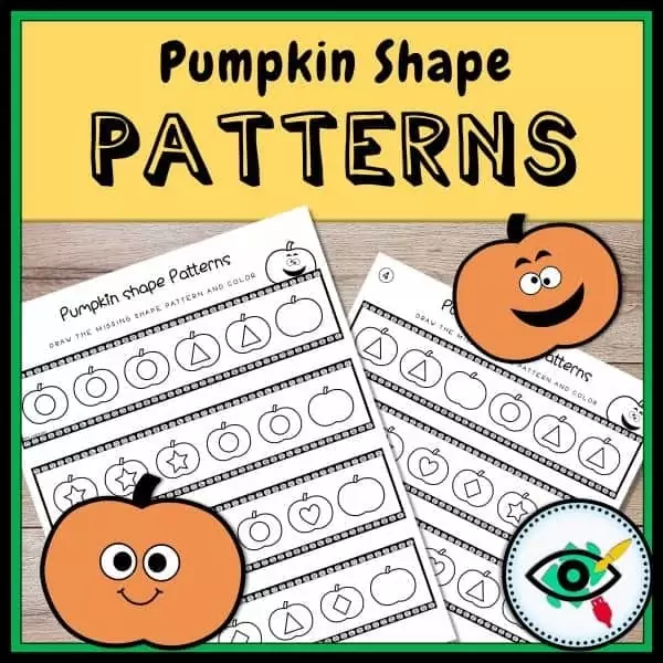 Halloween Patterns Activity Pumpkin Shapes | FREE | Planerium