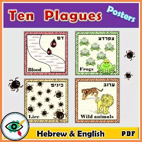 Passover Ten Plagues Posters | Planerium