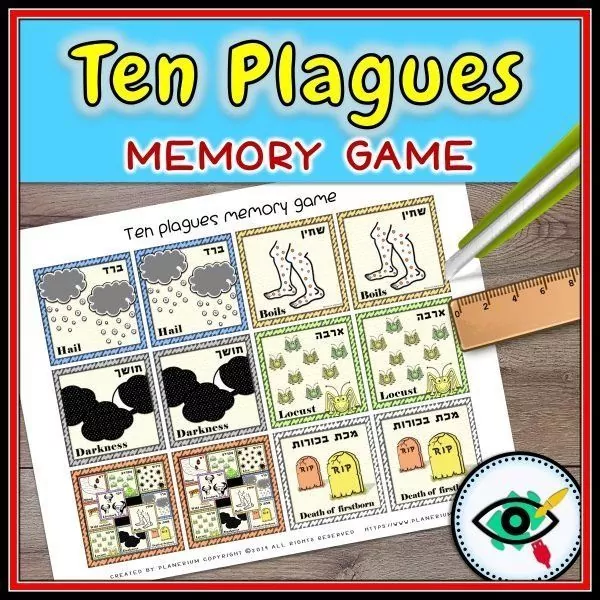 Passover Matching Game - Ten Plagues | Planerium