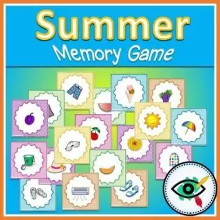 Summer Season Memory Game | Planerium