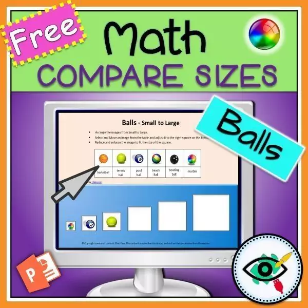 Math - Compare Sizes Paperless | Planerium