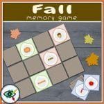 Memory Game for Kids - Fall Symbols | Planerium