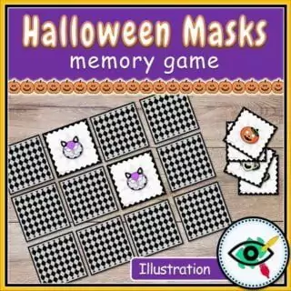 Halloween Masks Matching game | Planerium