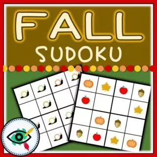 Sudoku for Kids - Fall symbols | Planerium