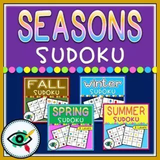Four Seasons Sudoku - Fun Teaching Puzzles Bundle