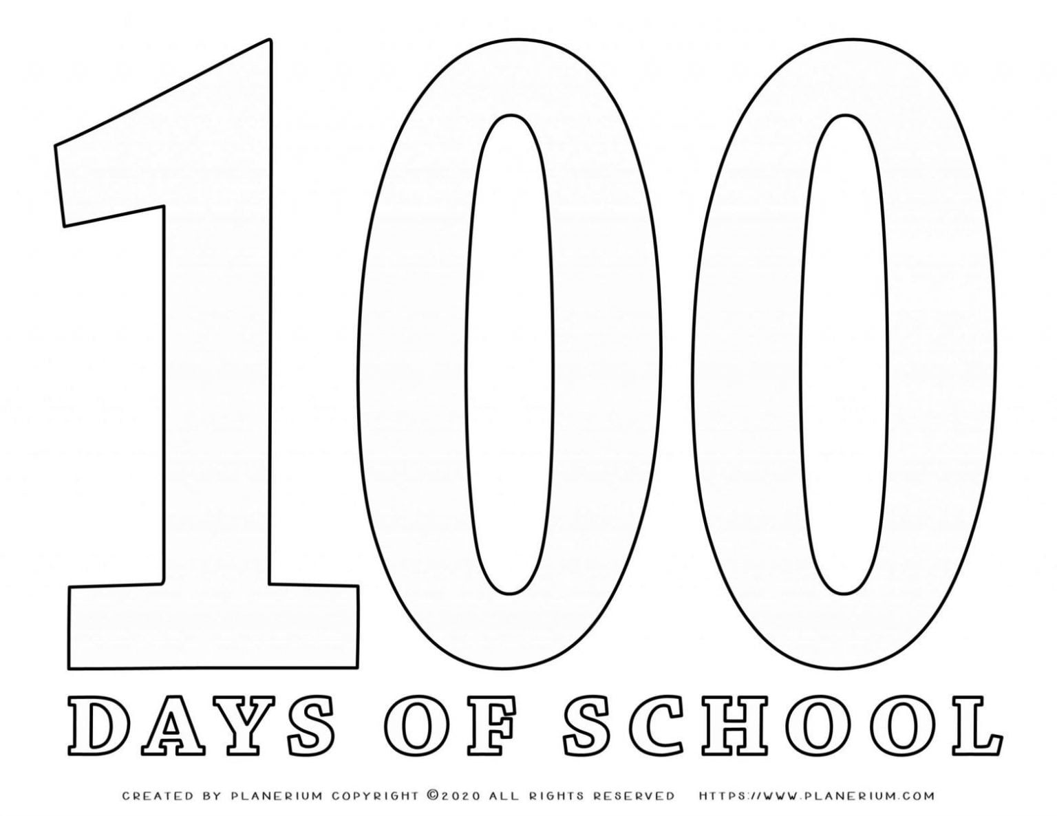 100 Days Of School Coloring Page Big 100 Planerium 100-days-of-school-coloring-page-big-100-planerium