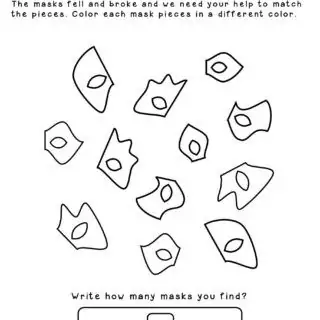 Rosh Hashanah Worksheets - Counting Images | Planerium