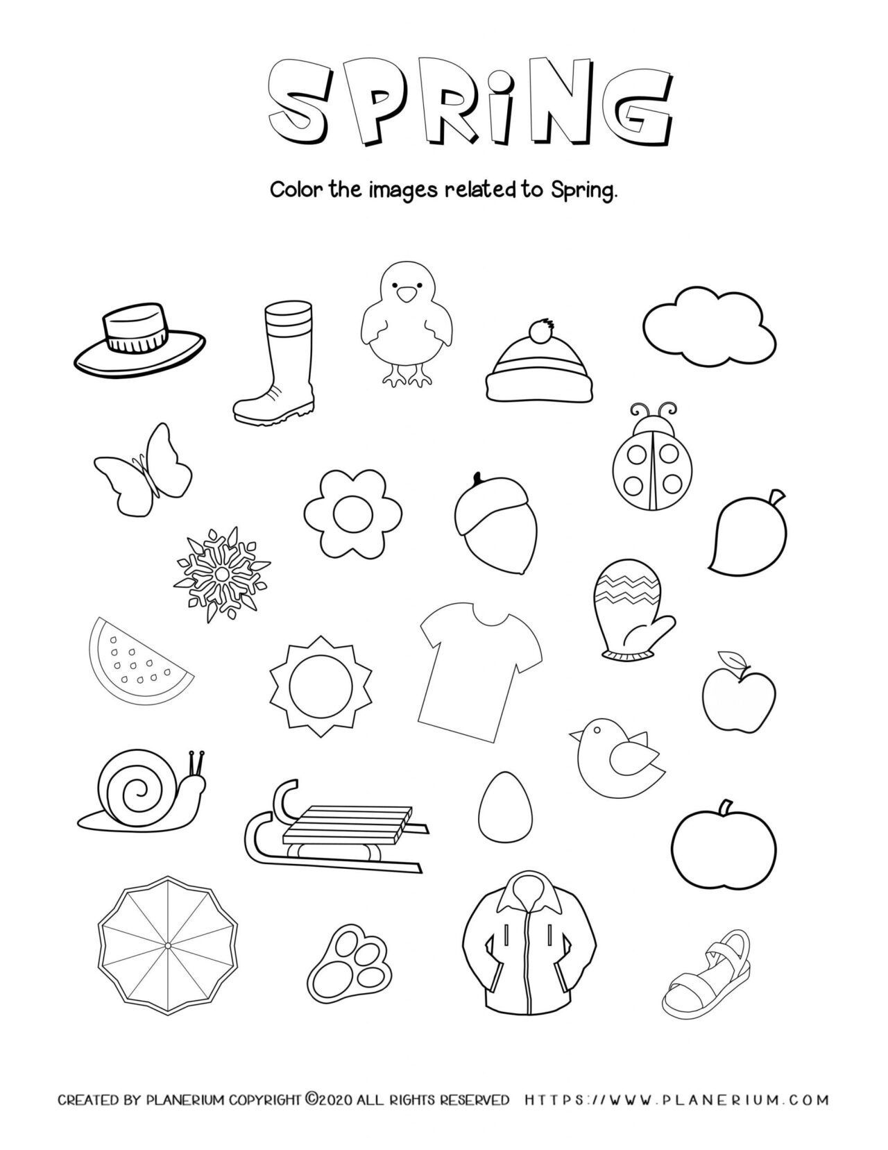 Printable Spring Worksheets For Kids Printable Spring Worksheets For Kids