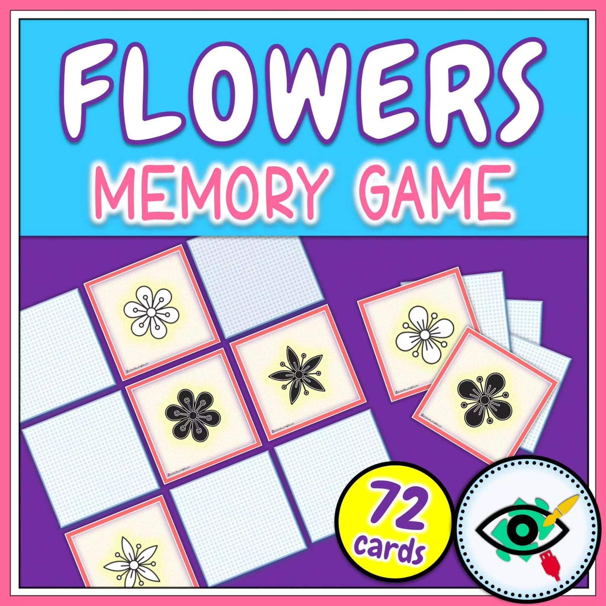 Spring Memory Game - Flowers | Planerium