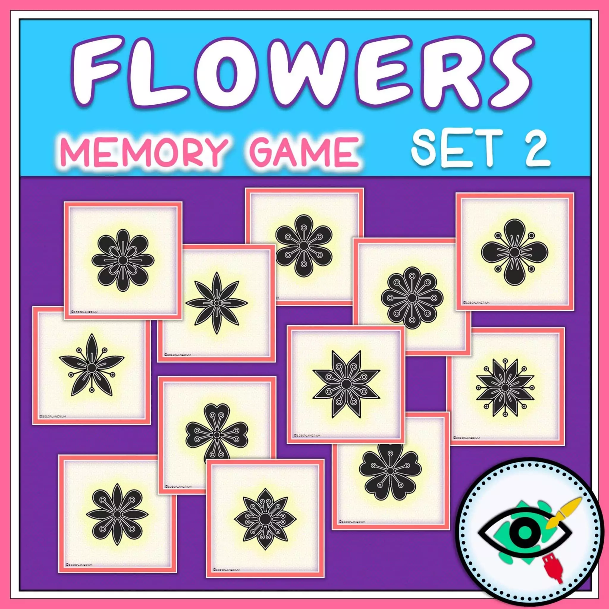 Spring Memory Game - Flowers | Planerium