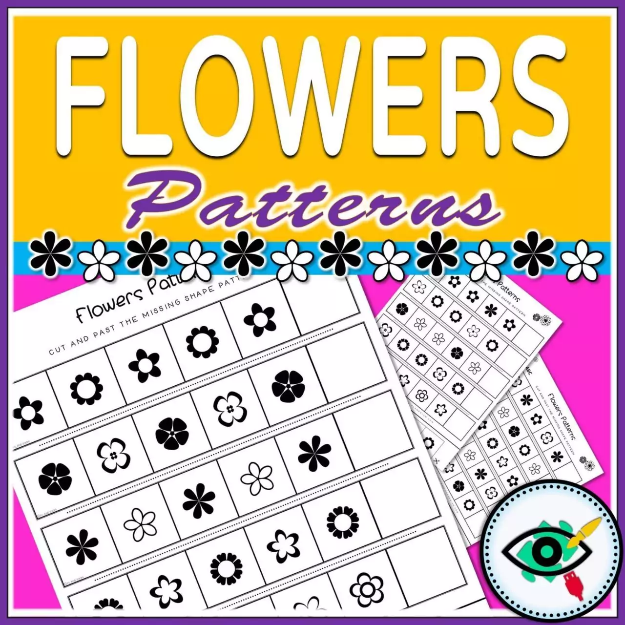 Spring Flowers Patterns Activity | Planerium