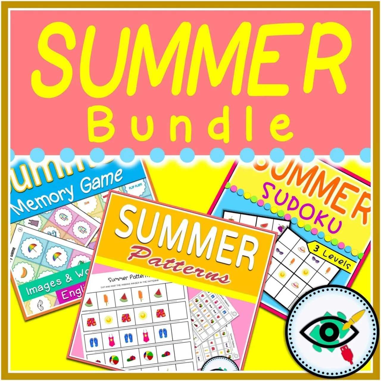 Summer Season Logical Thinking Bundle | Enrichment Activities for Lower ...