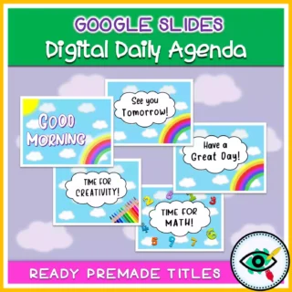 Google Slides Daily agenda Templates for Teachers | Planerium