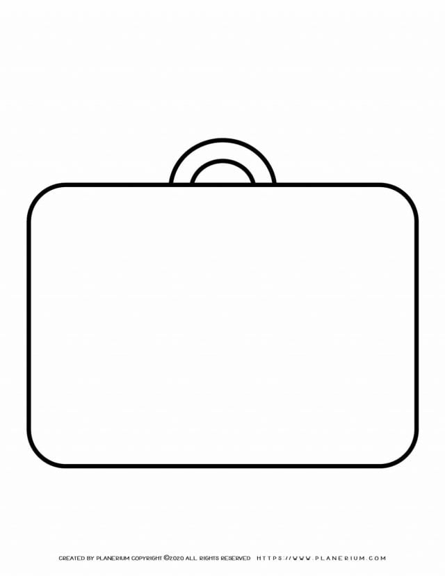 Suitcase Outline | Planerium