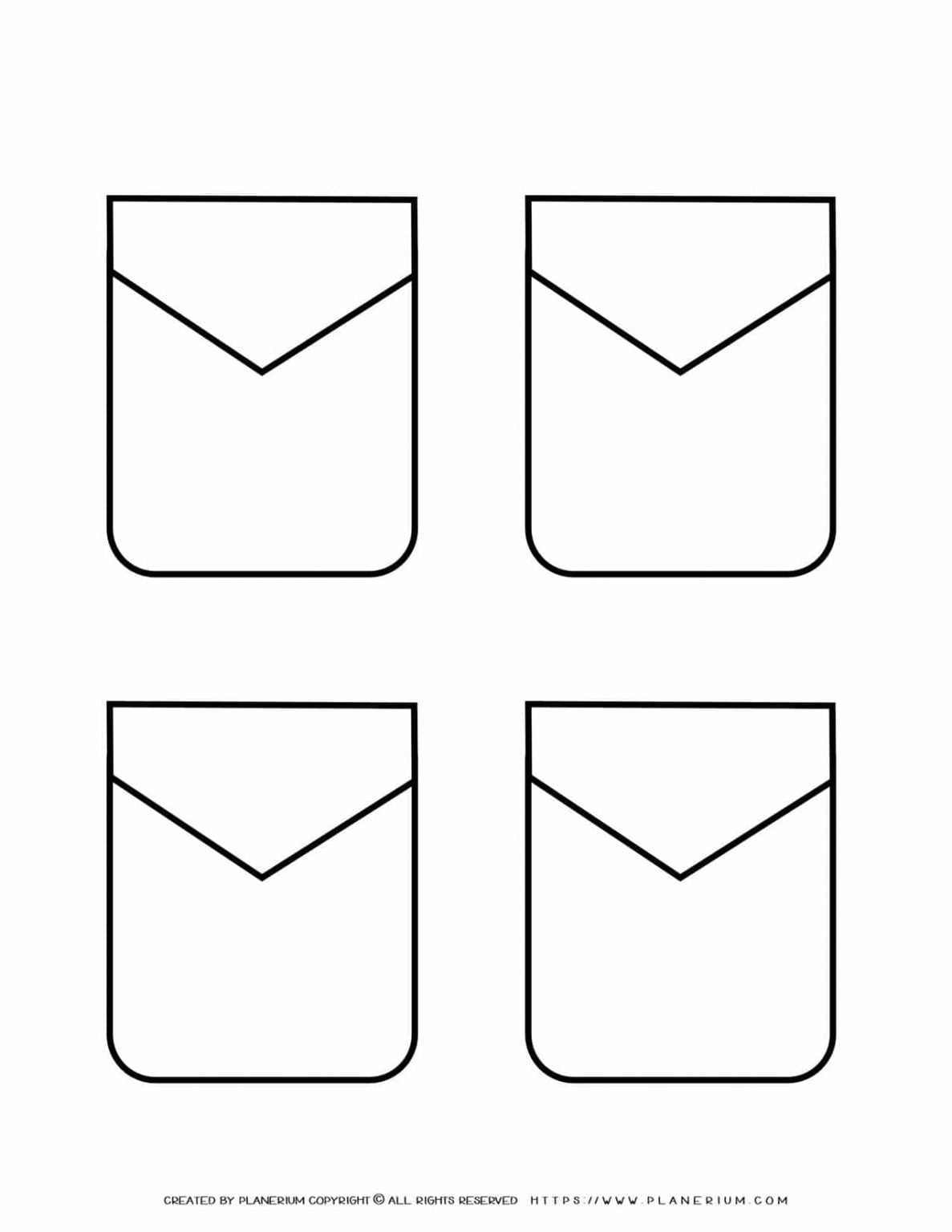 Templates - Four Pockets | Planerium