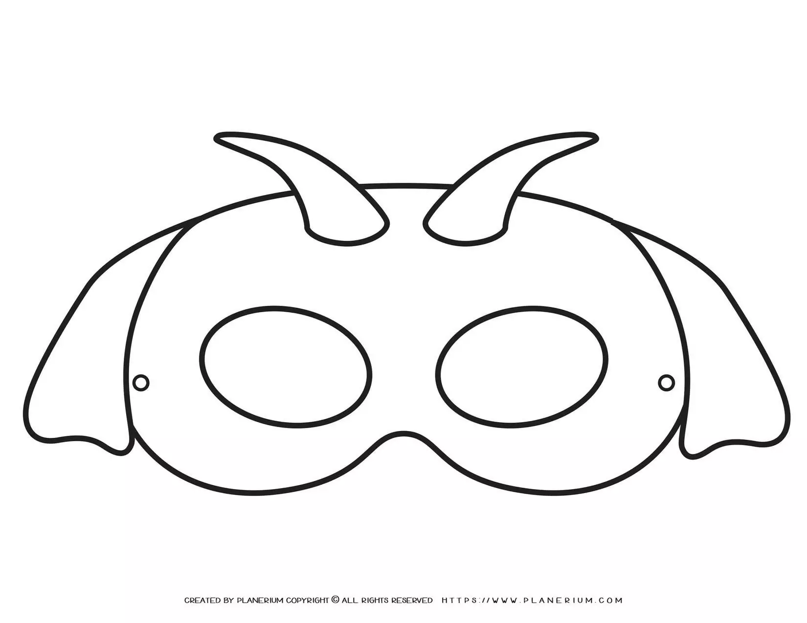 Animal Masks - Goat Eye Mask | Planerium