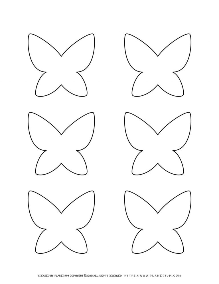 Butterfly Coloring Pages | Free printable | Planerium