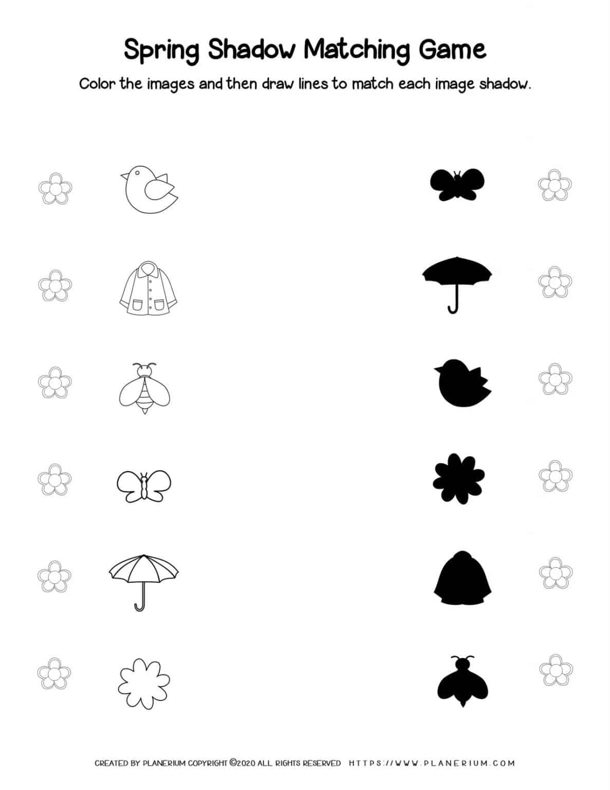 Page Border - Spring Flowers | Planerium