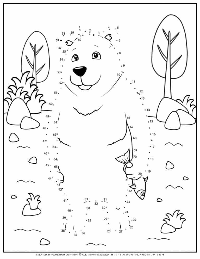 Number Coloring Pages - 1 to 20 | Free Printables | Planerium