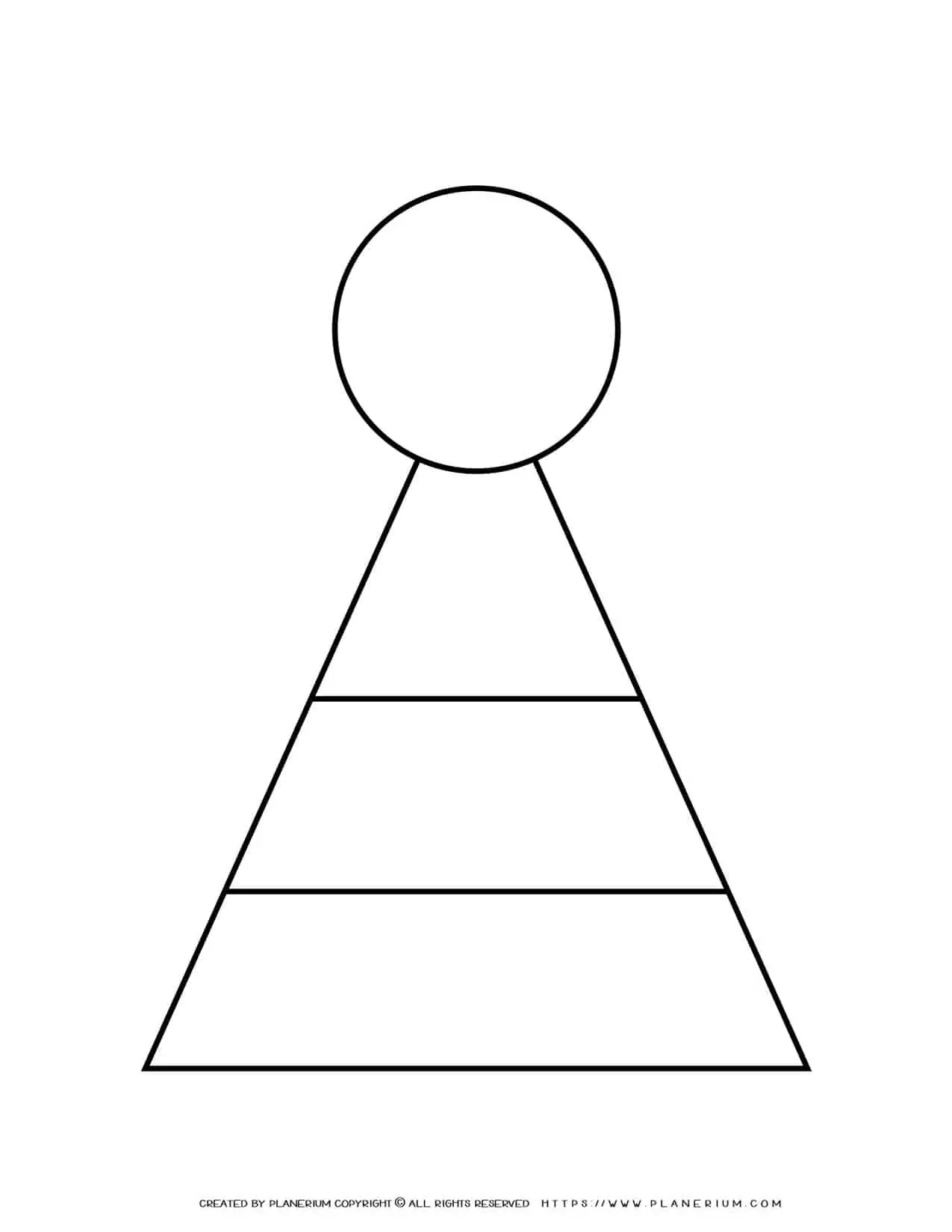 Free Graphic Organizer - Triangle Chart Templates