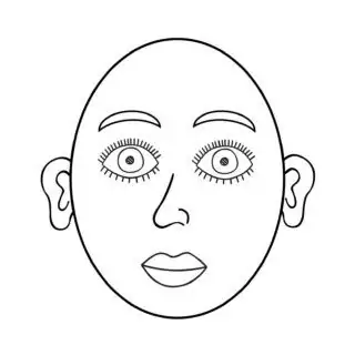 Face Parts Coloring Sheets
