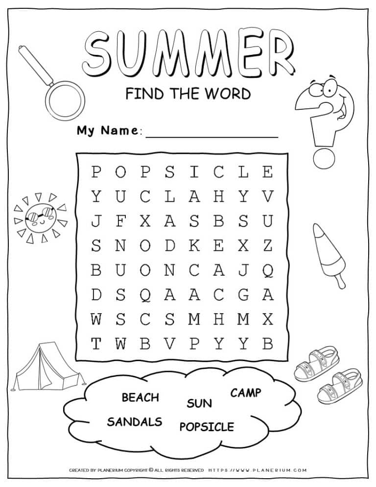 Bucket - FREE Printable Template | Planerium