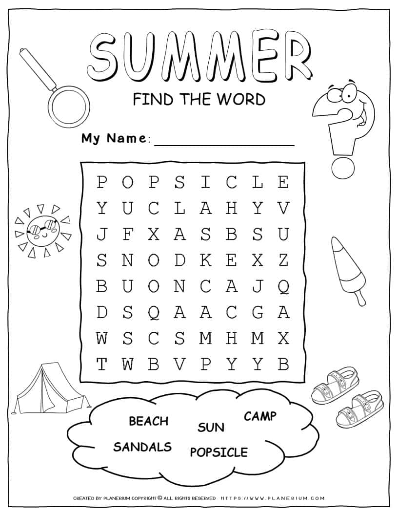 Boost Summer Learning Fun With Our Word Search Printable 