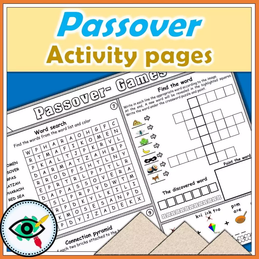 Passover Activity Pages for kids | Planerium