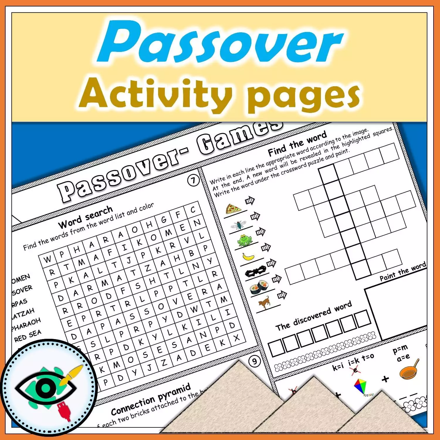 Passover Activity Pages for kids | Planerium