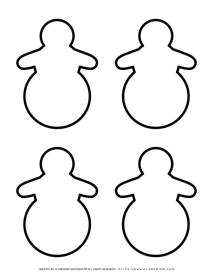 Snowman Outline