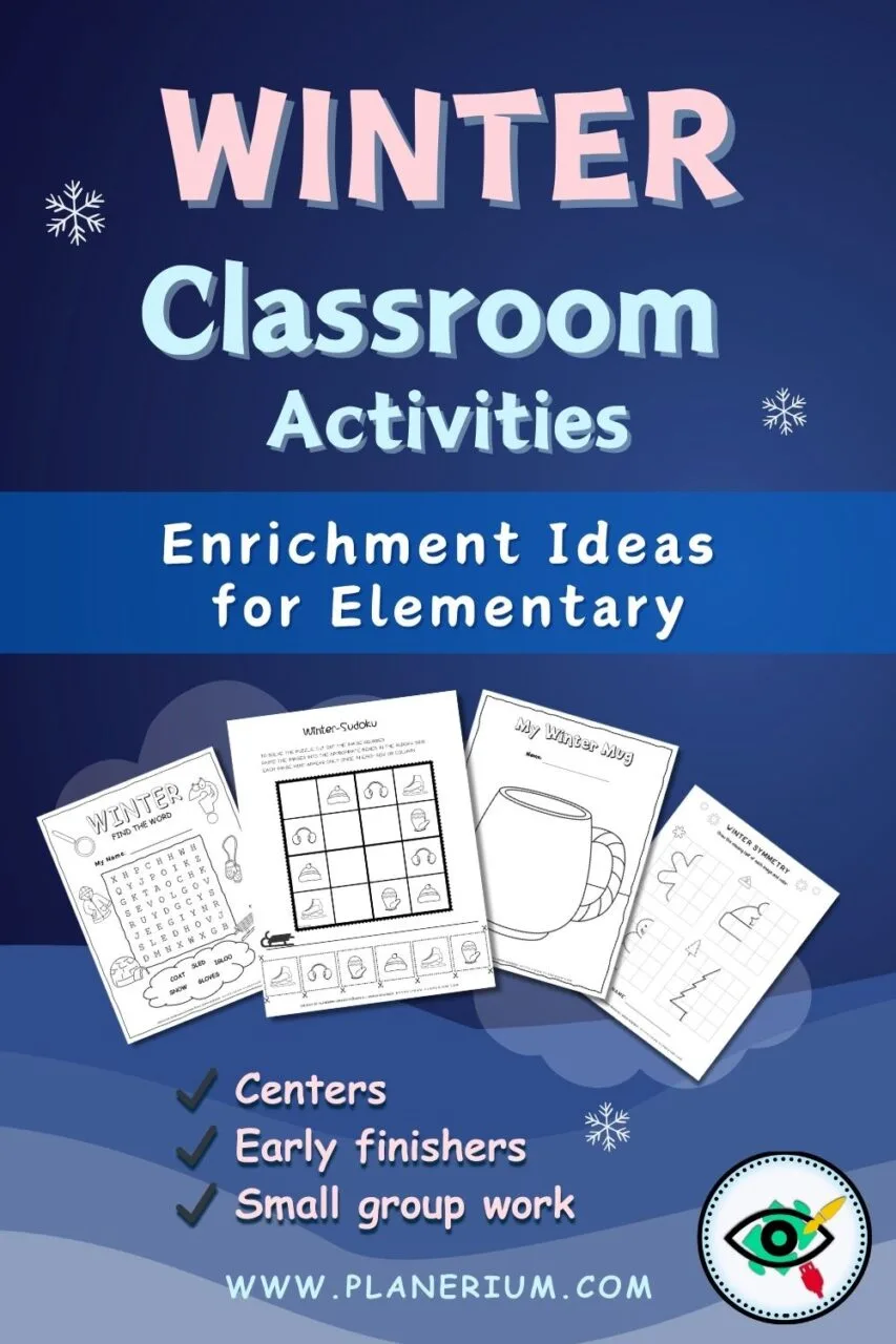 Winter Printables for Elementary Classrooms | Calm & Focus