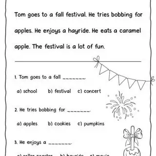 Fall Reading Fun for K-1: Boost Skills with Printables