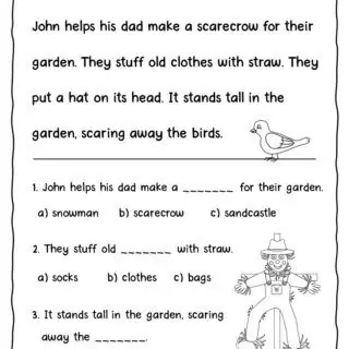 Fall Reading Fun for K-1: Boost Skills with Printables