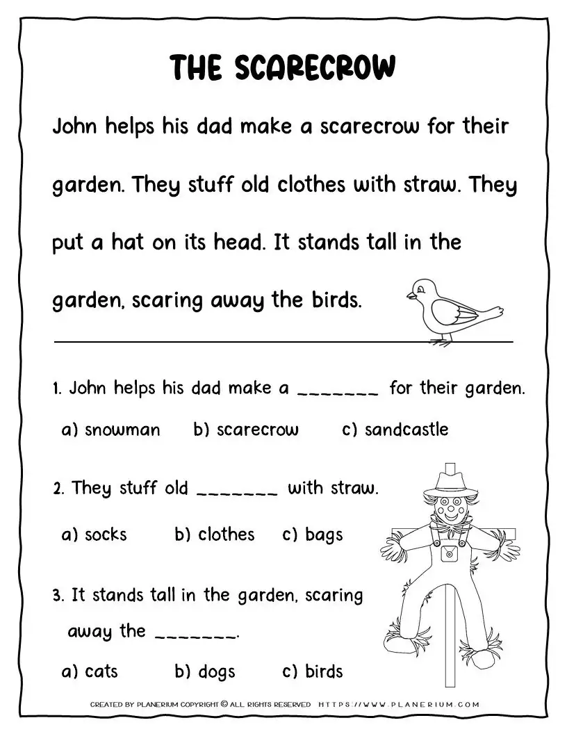 Fall Reading Fun for K-1: Boost Skills with Printables