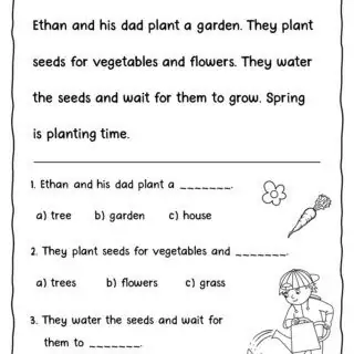 Spring Kids Reading Passages: Boost Skills and Thinking