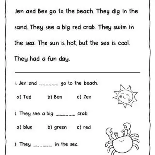 Boost K-1 Reading Skills with Summer Comprehension PDFs