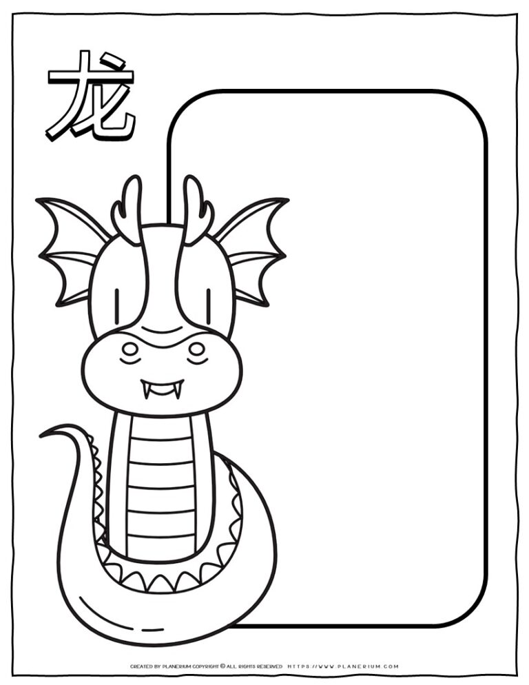 Tales of the Dragon: Free Template - A Fusion of Coloring and Creative ...
