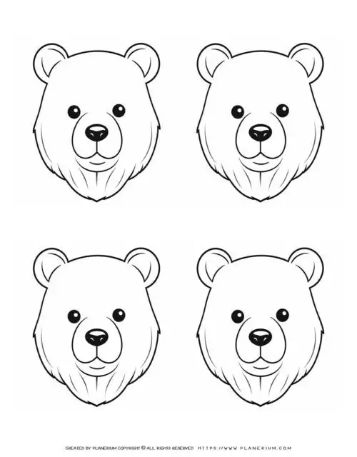 Bear Face Outline Bear Face Free Stock Vectors