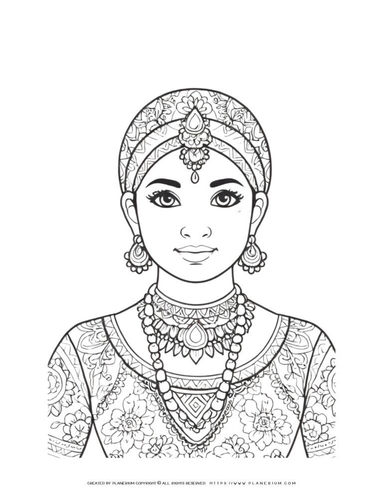 Businesswoman Coloring Page for Kids and Adults - Free Printable