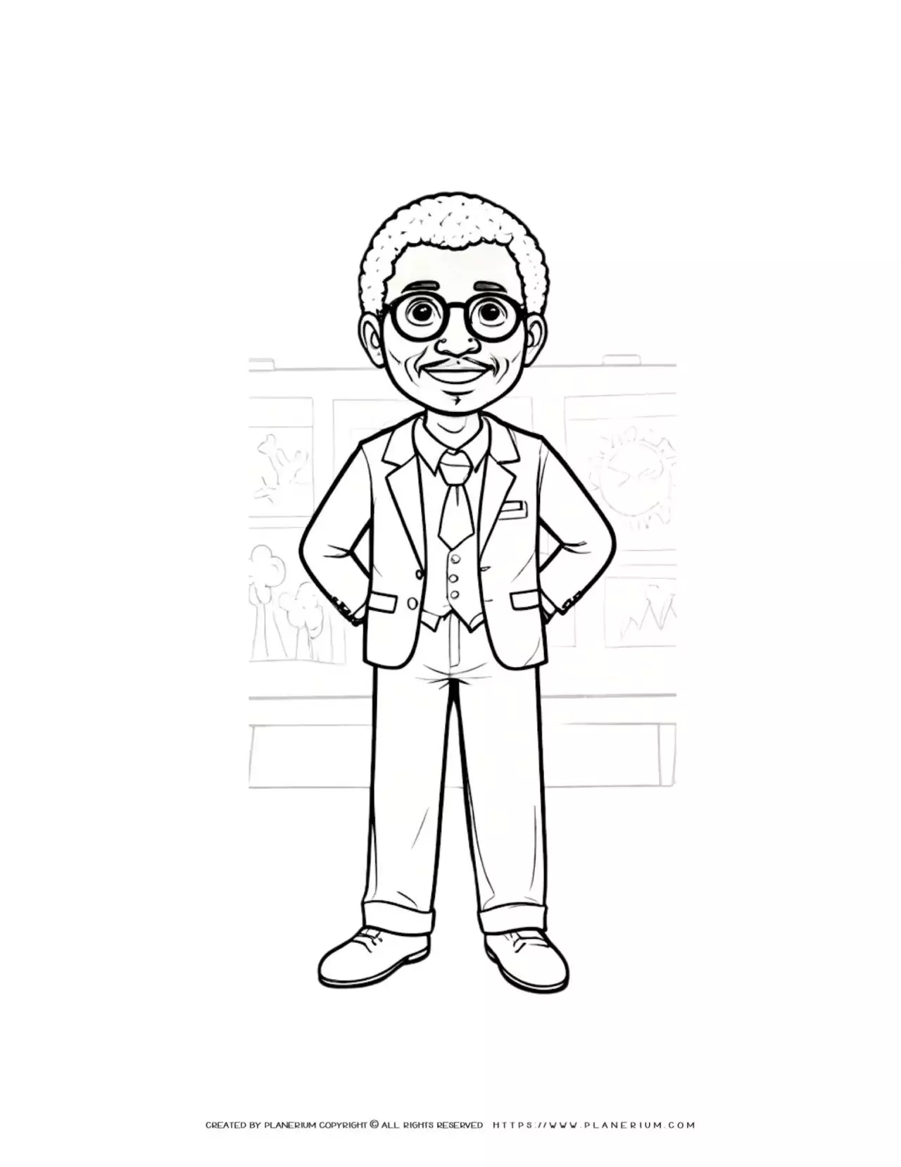 Versatile Hand Outline Template for Creative Projects
