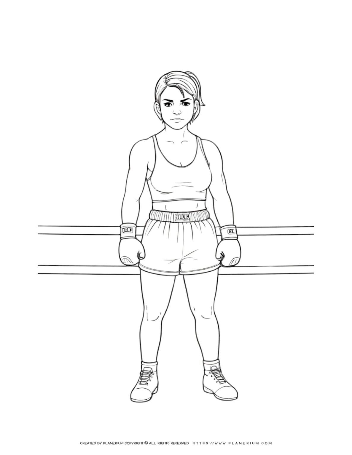 Face Outline | Coloring Page | Planerium