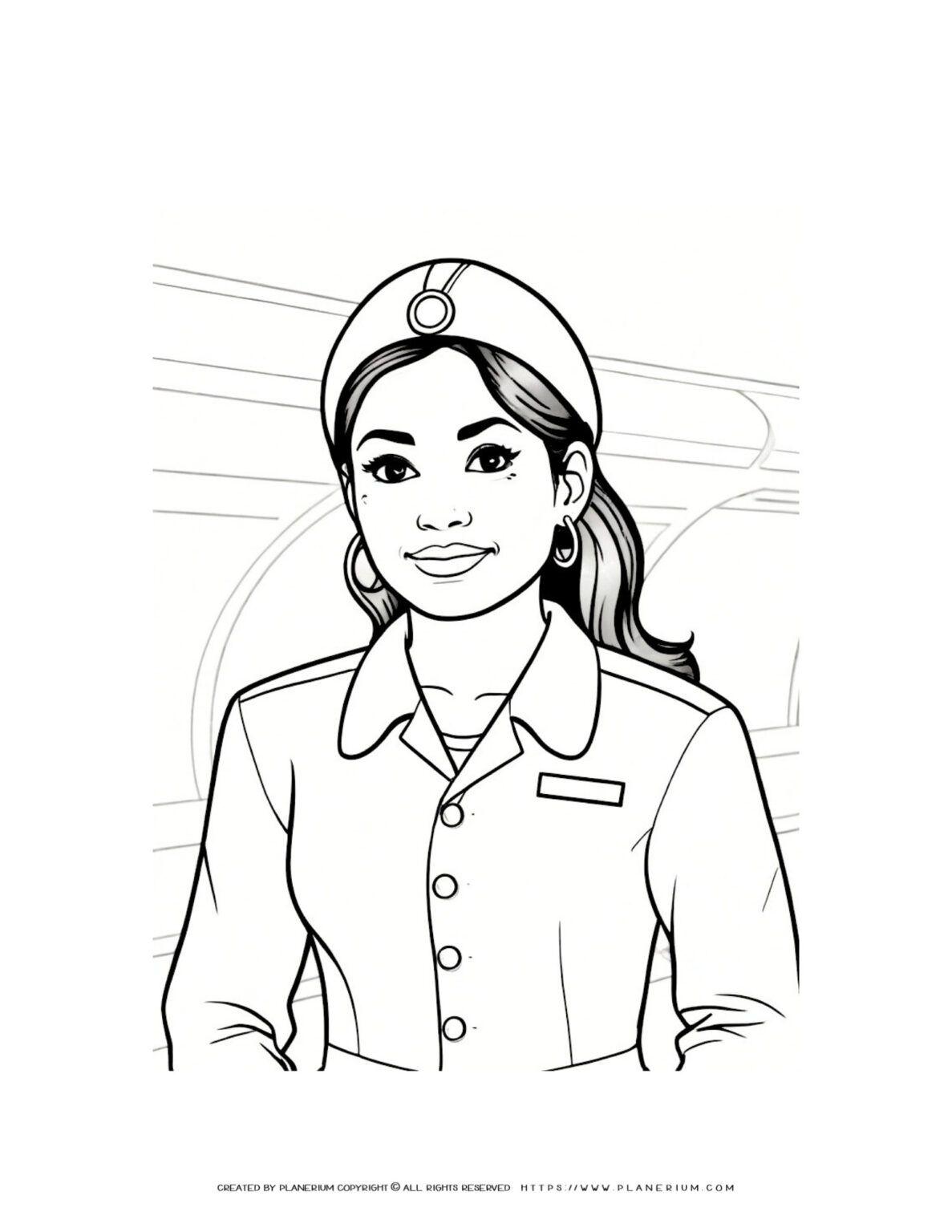 Transportation Coloring Page | Planerium