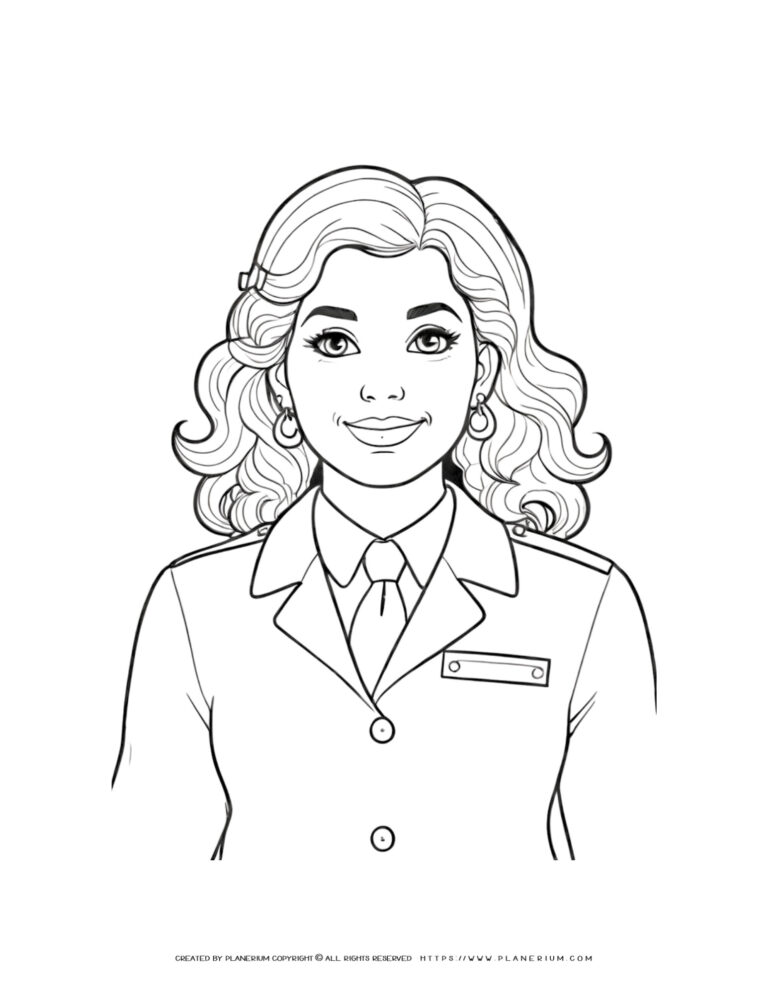 Printable Female Body Outline for Classroom Activities